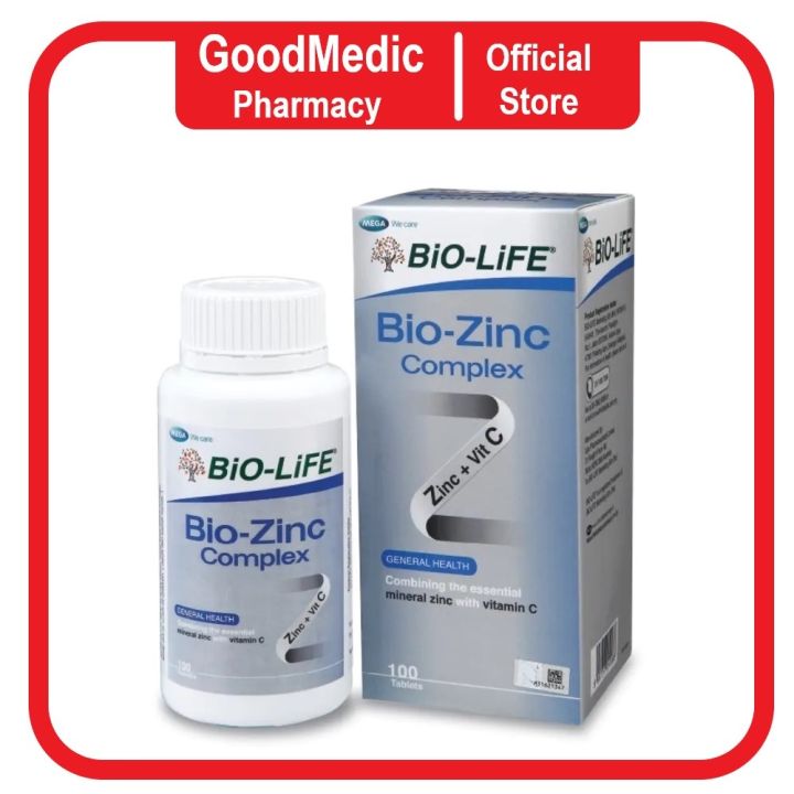Bio-Life Zinc Complex with Vitamin C 100s | Lazada