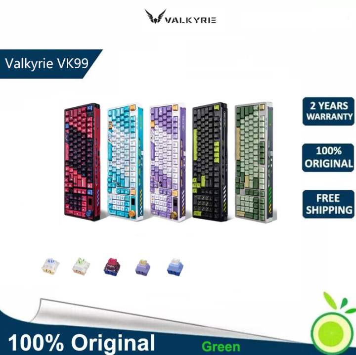 Valkyrie VK99 mechanical keyboard with multifunctional knob, smart ...