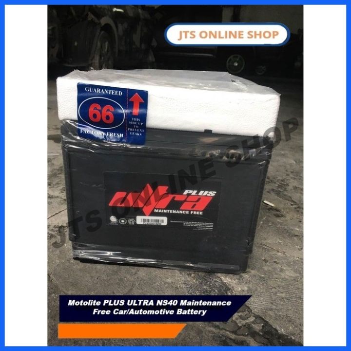 Motolite PLUS ULTRA NS40 Maintenance Free CarAutomotive Battery | Lazada PH