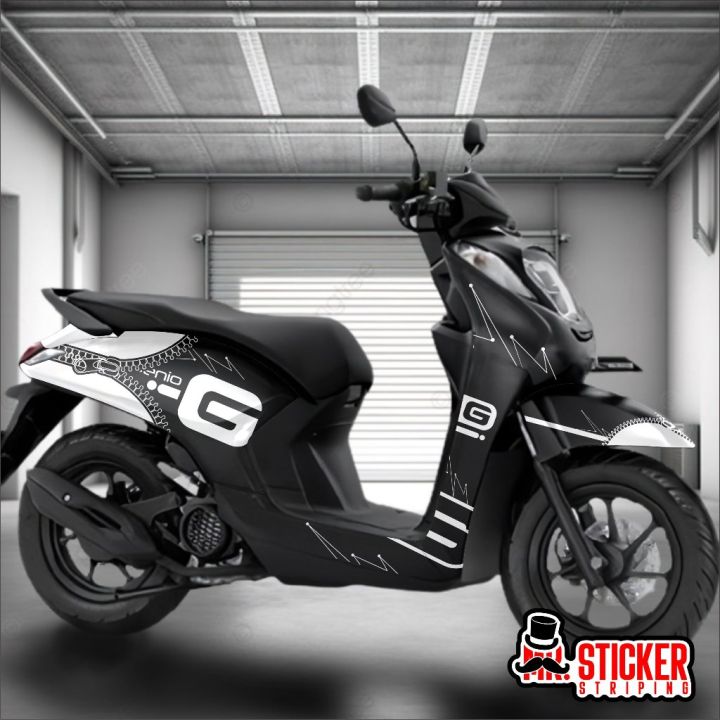decal honda genio all type full body custom sticker free design motif g ...