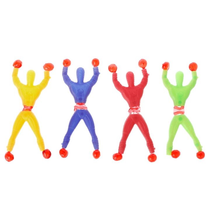 Sticky Elastic Spider Man Fun Stretchy Kids Toy Wall Climbing Super ...