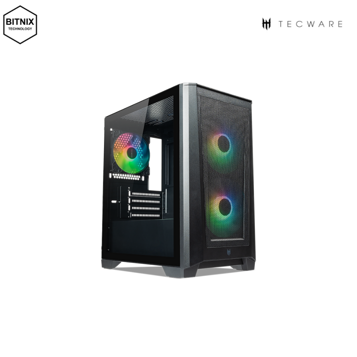 TECWARE Edge M2 TG ARGB MATX Case - Black | Lazada TECWARE Edge M2 TG ARGB MATX Case - Black | Lazada