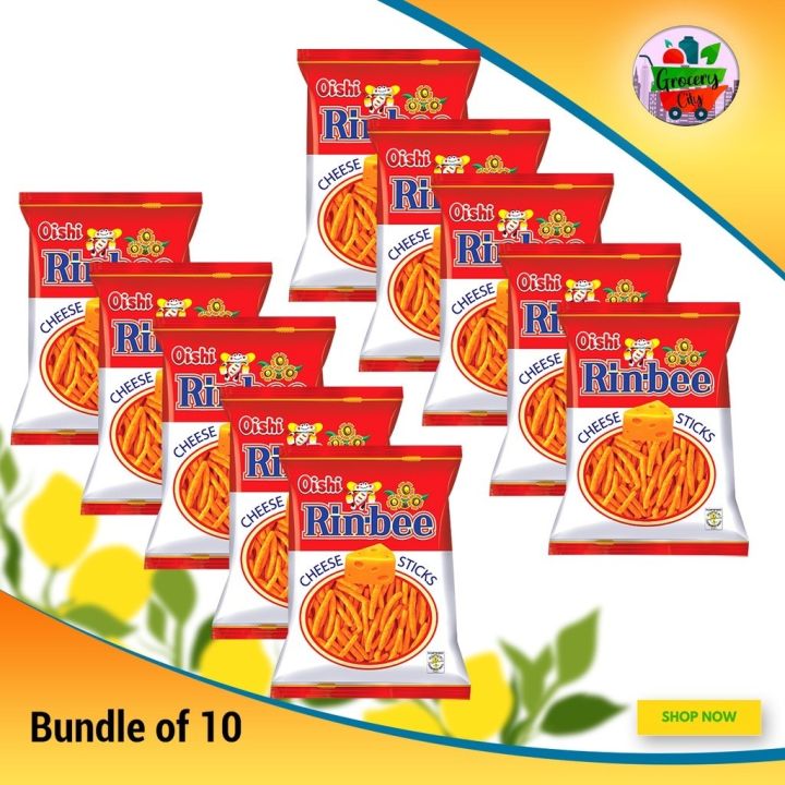 Grocery City Oishi Rinbee Cheese Stick 24gx10 Bundle of 10 | Lazada PH