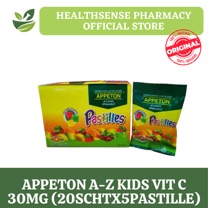 APPETON A-Z KIDS VIT C 30MG 20SCHTSX5PASTILLES | Lazada