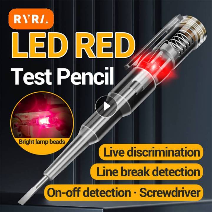 Aneng Electric Test Pen Screwdriver 70-250v Voltage Intelligent Voltage ...