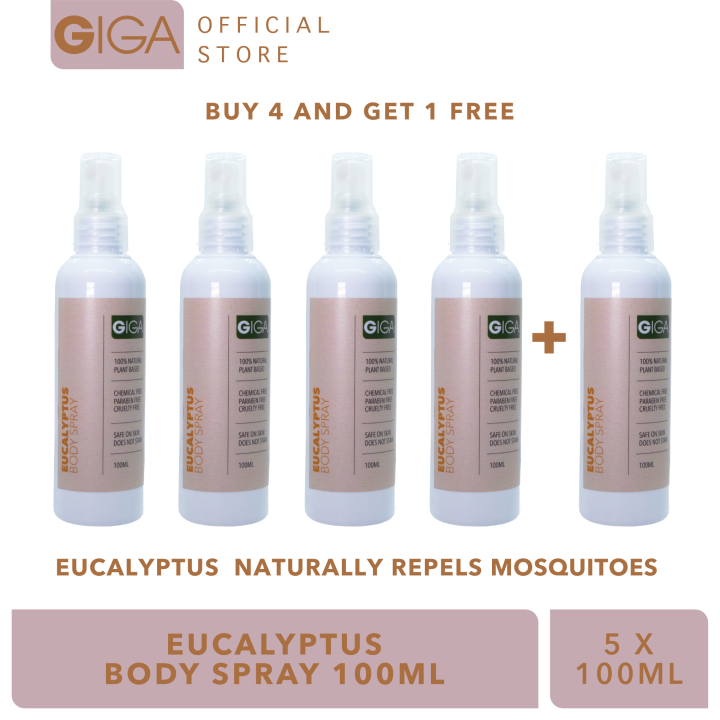 GIGA Eucalyptus Body Spray 100ml - BUY 4 GET 1 FREE | Lazada PH