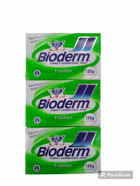 Bioderm Freshen Family Germicidal Soap 135g (3-Box) | Lazada PH