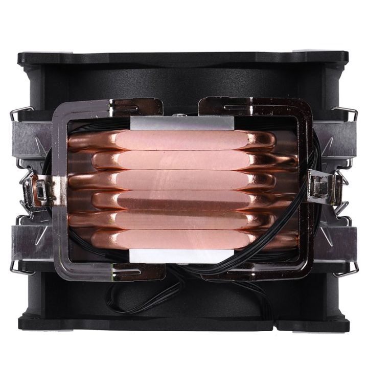 SNOWMAN M-T6 4PIN CPU Cooler Master 6 Heatpipe Double Fans 12cm Cooling ...