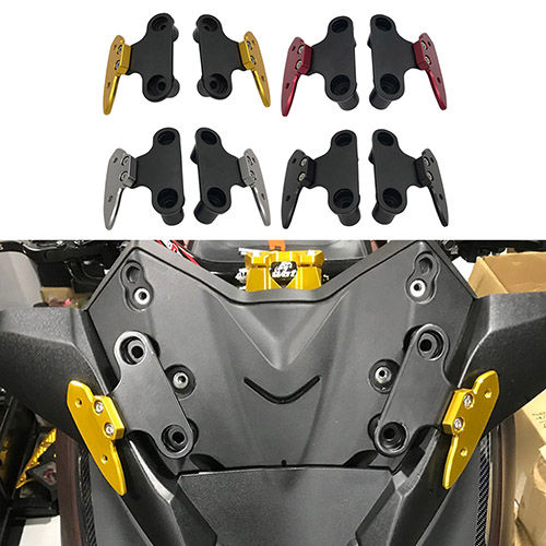 SEMSPEED Motorcycle Modified CNC Rearview Bracket Rear Side View ...