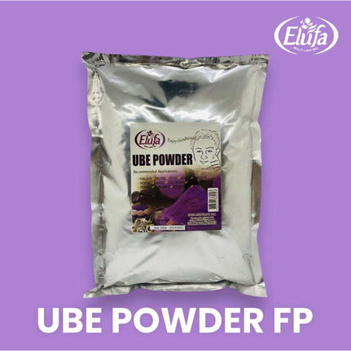 Elufa Ube Powder FP - 1kg (Ube champorado, Ube flan, Ube dough-in cakes ...