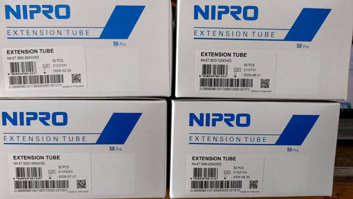 Nipro Extension tubeสายให้น้ำเกลือ ( Extension Tube) สายเอ็กซ์เทนชั่น ...