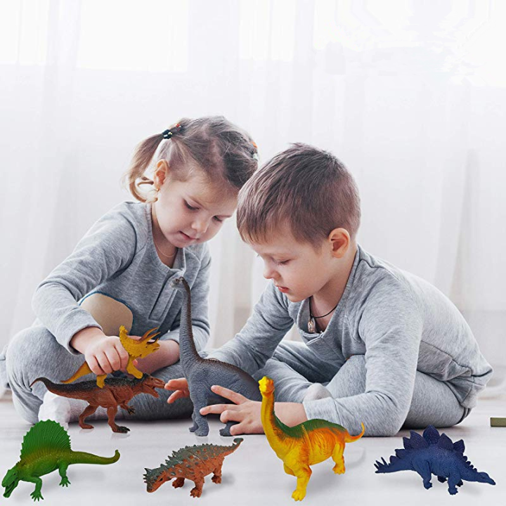 Kids Childrens Assorted Rubber Toy Wild Animals Jungle animal Figure ...