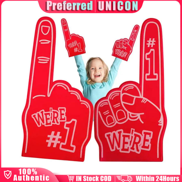 Number 1 EVA Foam Finger Sports Big Hand For Cheerleading Inspiring ...
