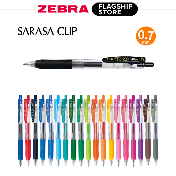 Zebra Sarasa Clip Retractable Gel Pen 0.7mm JJB15 (1 Pc) | Lazada PH