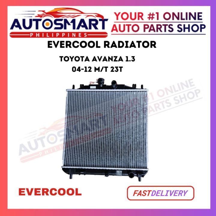 EVERCOOL RADIATOR TOYOTA AVANZA 1.3 04-12 M/T 23T | Lazada PH