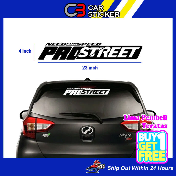 Need For Speed Pro Street Car Sticker / CS787 | Lazada