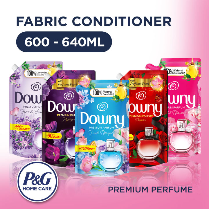 Downy Perfume Fabric Conditioner Passion Mystique Blissful Blossom ...