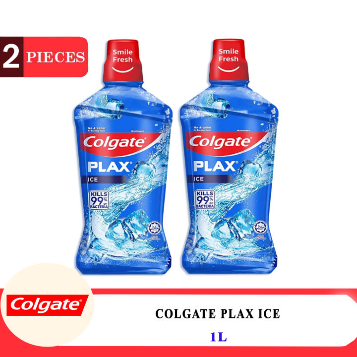 COLGATE Plax Ice Mouthwash 1 Liter | Lazada Singapore