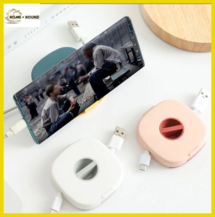 Home+Hound Case Phone Cord Holder Cable Organizer Rotating Cable Winder ...
