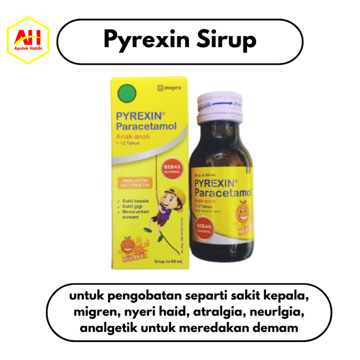 Pyrexin Sirup 60 ml | Lazada Indonesia