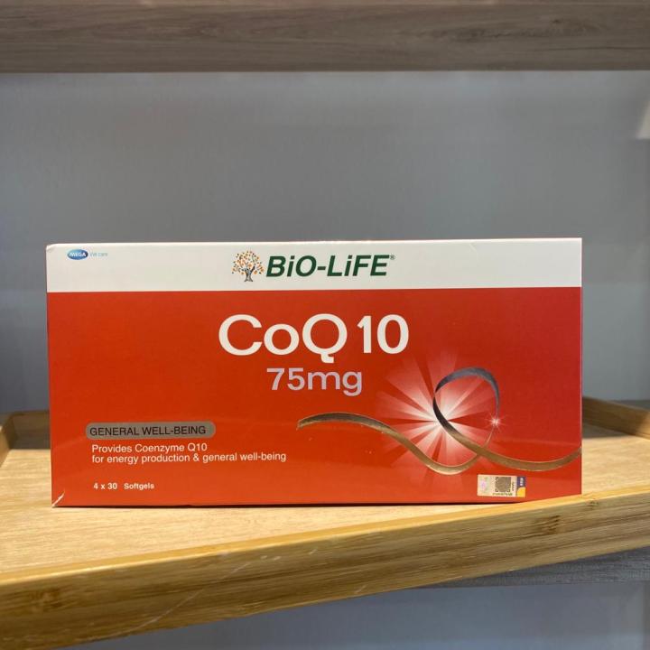 Bio-Life CoQ10 75mg 4x30 Softgels | Lazada