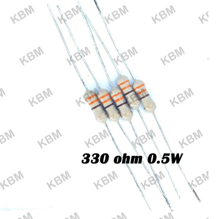 Resistor ตัวต้านทาน 330 ohm 0.25W 0.5W 1W 2W 3W 5W 10W | Lazada.co.th