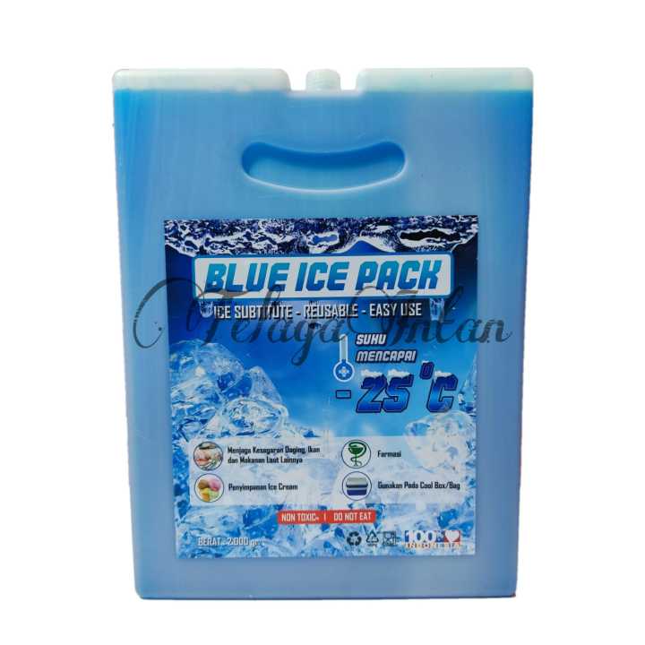 Ice Pack Besar Jumbo / Ice Pack Kotak / Blue Ice Pack 30x22x3 cm ...
