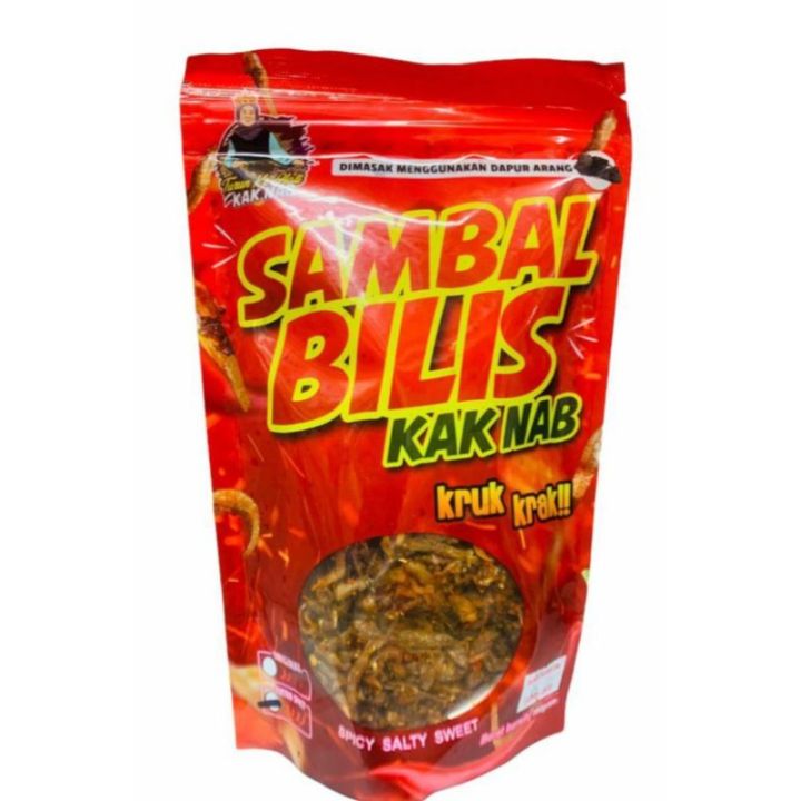 SAMBAL BILIS KRUK KRAK KAK NAB with 2 variants... SPICY AND EXTRA SPICY ...