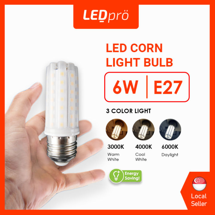 LED PRO LED LIGHT LED E27 Bulb 6W | Lazada Singapore