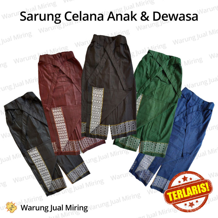 SARUNG CELANA Instan Anak Remaja Dewasa TK SD SMP SMA Kain Sarcel ...