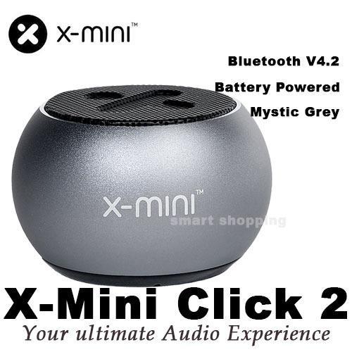 X-mini ™ Click 2 Wireless Stereo Audio with Bluetooth - Mystic Grey ...