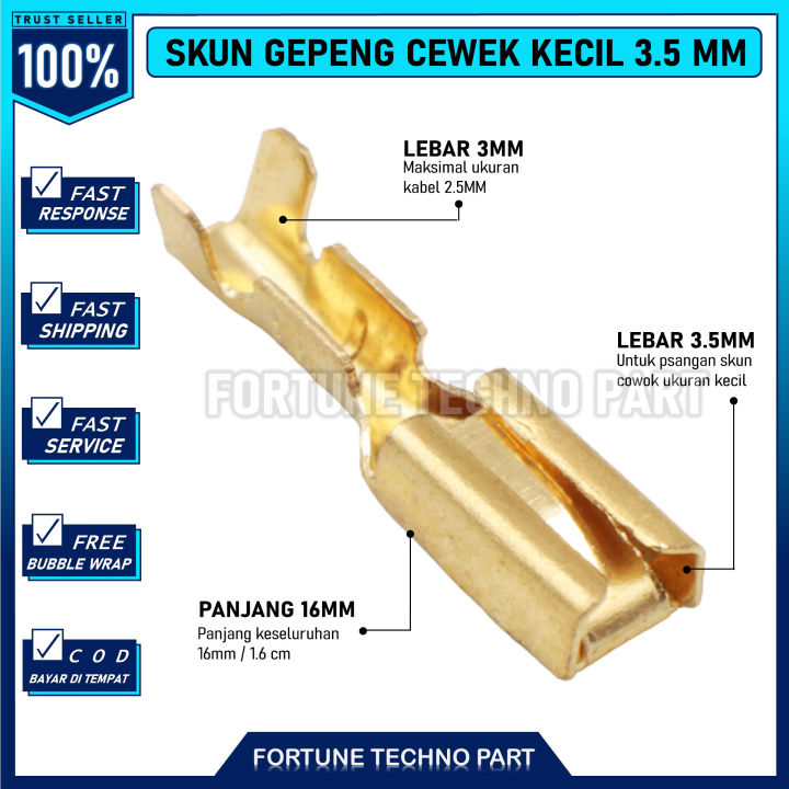 [GRATIS ONGKIR] [COD] -PAKET 100 PCS Skun Gepeng Cewek Ukuran Kecil ...