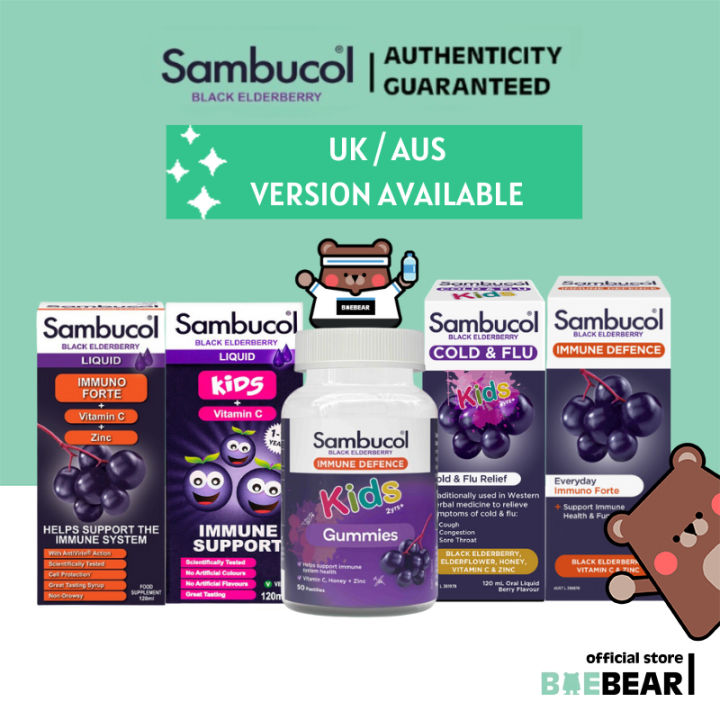 [Authentic] Sambucol Kids Immunity Gummies / Immune Health / Immuno ...