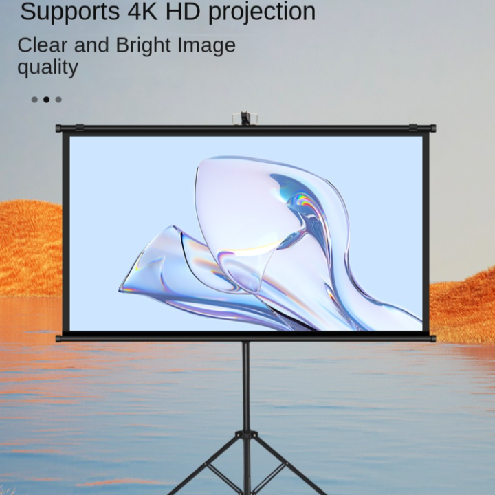 Screen Portable Fiberglass ProjectorFiberglass Tripod Projecto Screen ...