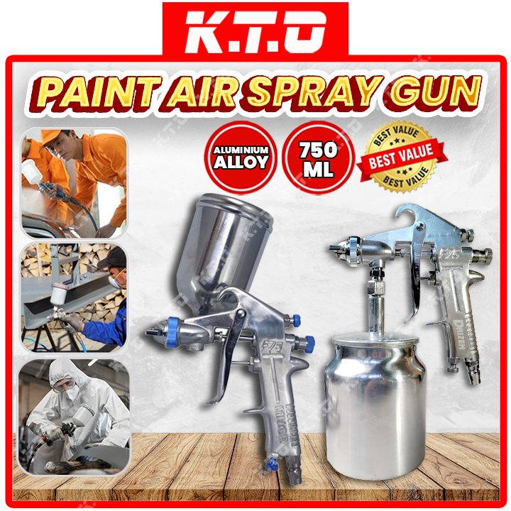 F-75G F-75S High Pressure Gravity Paint Air Spray Gun Set 1.5mm Nozzle ...