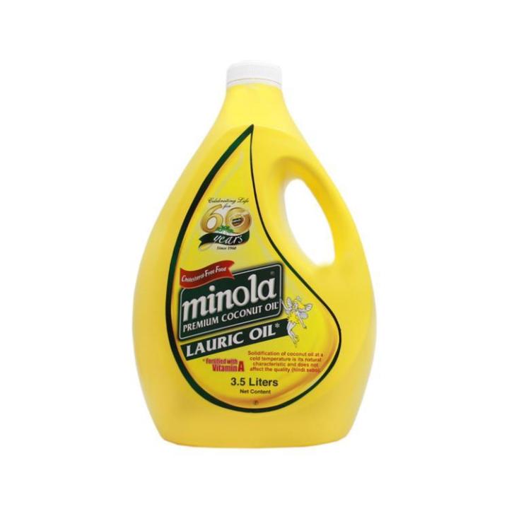 Minola Lauric Oil Premium Coconut Oil 3.5L | Lazada PH