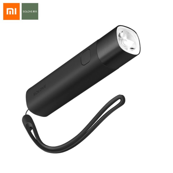 Xiaomi SOLOVE X3 LED Flashlight 3000mAh Mobile Power USB Multi-function ...