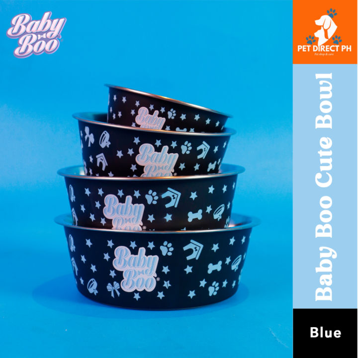 Baby Boo Cute Pet Bowl - Blue (Matte) | Lazada PH