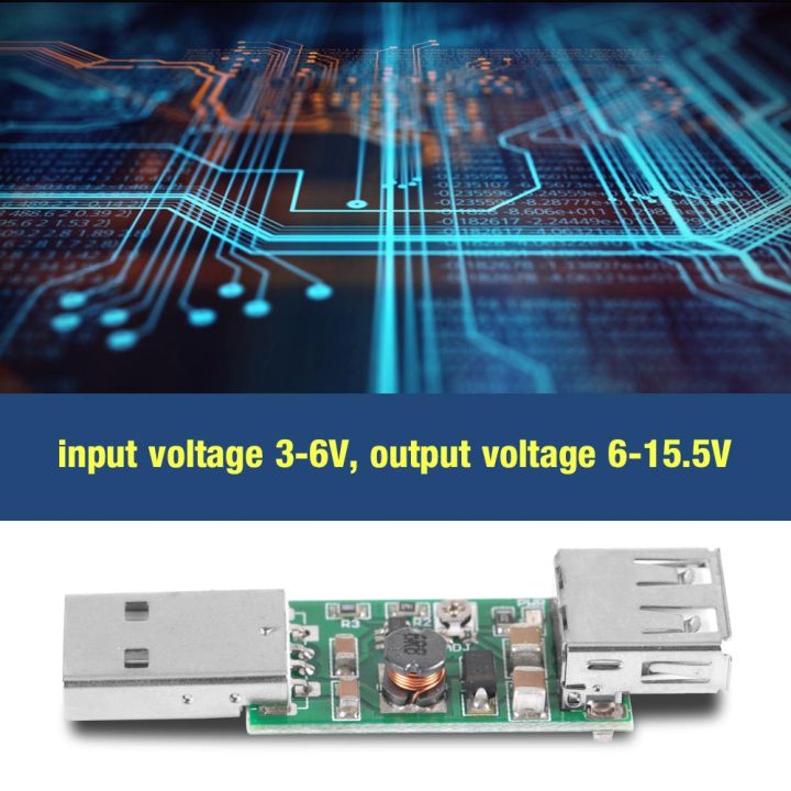 Voltage Converter USB to USB 5V to 6-15V Adjustable Output DC-DC Step ...