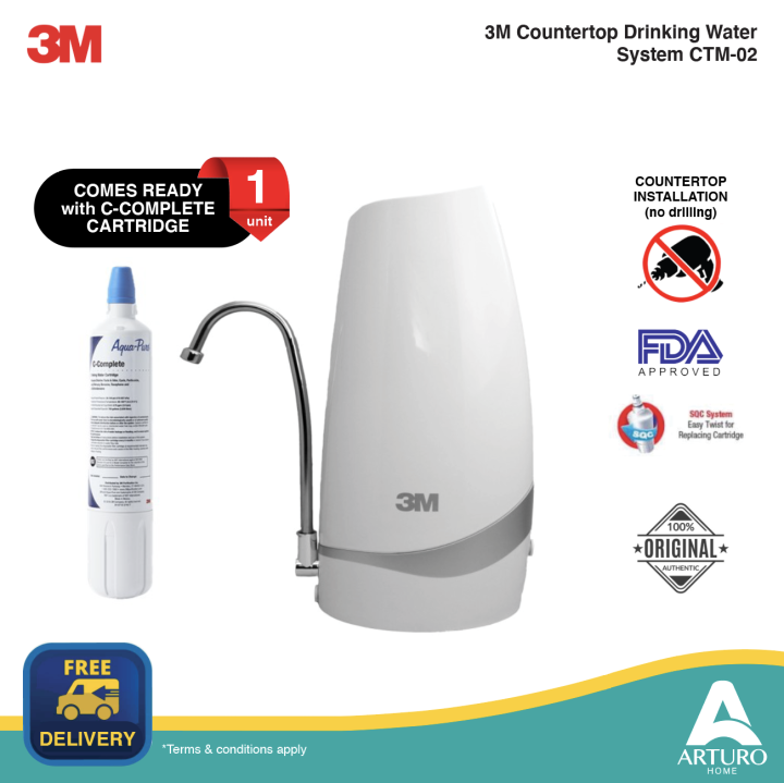 3M CTM-02 Counter Top Drinking Water System | Lazada