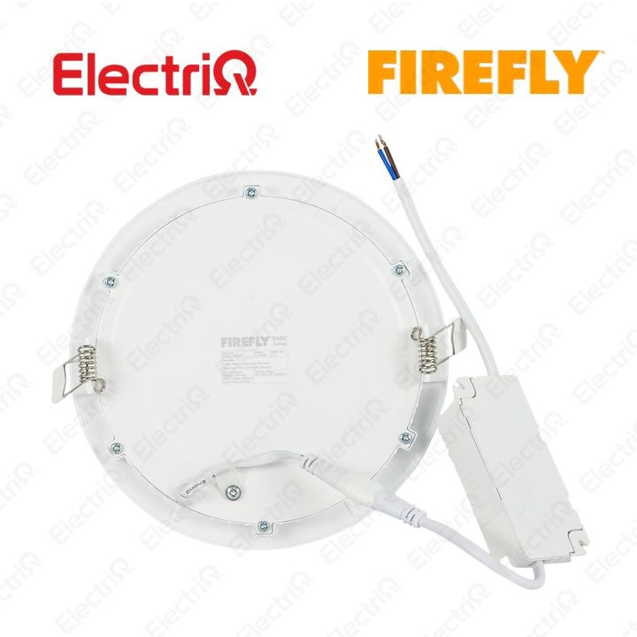 Electriq l Firefly Basic Series 3-Color Recessed Slim LED Downlight 12W ...