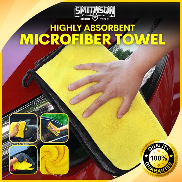 Smithson Microfiber Towel for Cleaning Car and Motorcycle Highly ...