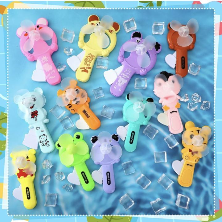 Mini Manual Fan Fan Portable Small Fans Cartoon Style Fashion Hand ...