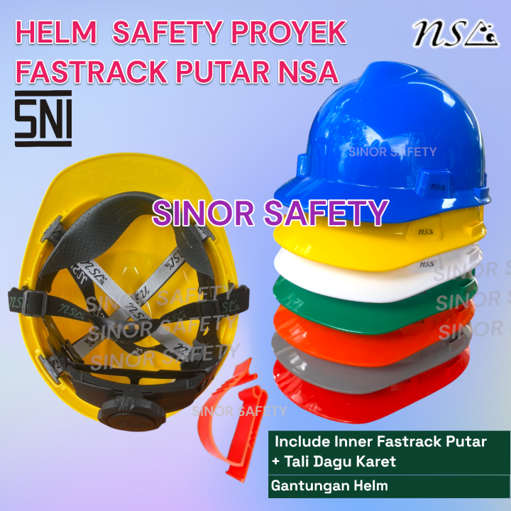 Helm Safety Proyek SNI V Guard Helmet NSA FASTRACK STANDARD V-806 ...