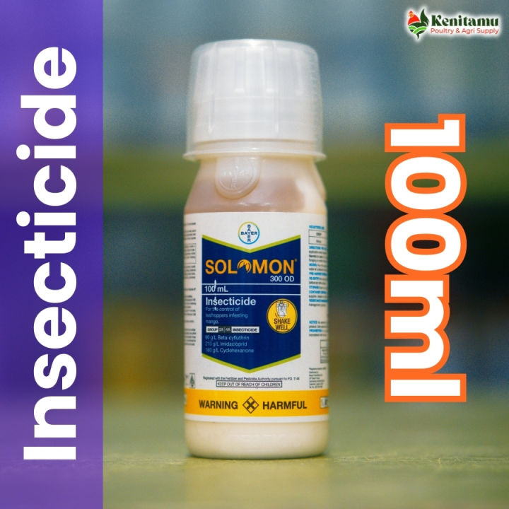 SOLOMON OD 300 100ml INSECTICIDE BY: BAYER FOR PLANT CARE AND CROPS ...