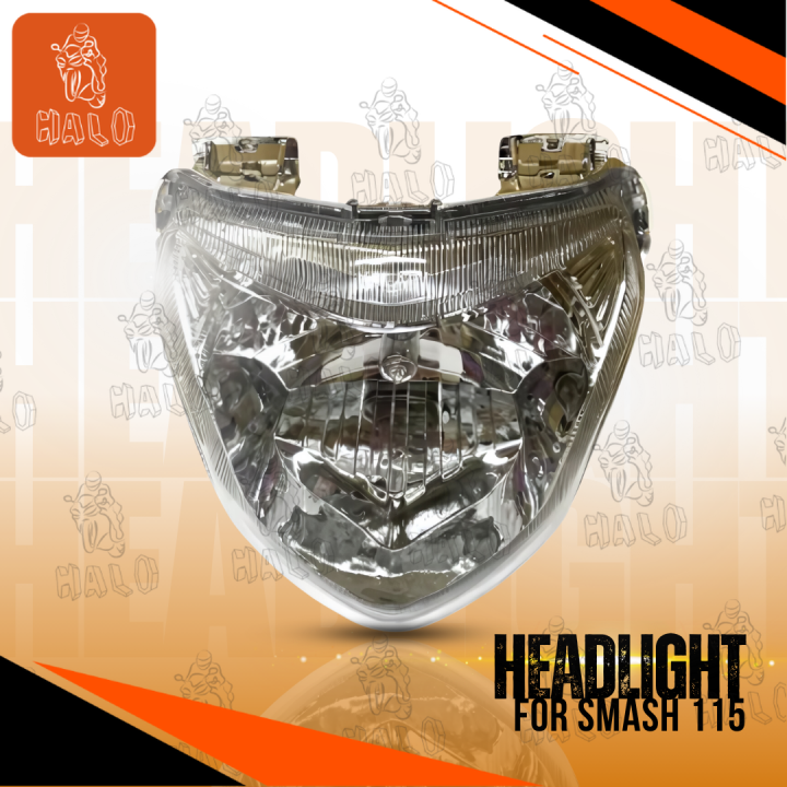 [HALO MOTORS] HEADLIGHT ASSEMBLY FOR SUZUKI SMASH 115 | Lazada PH