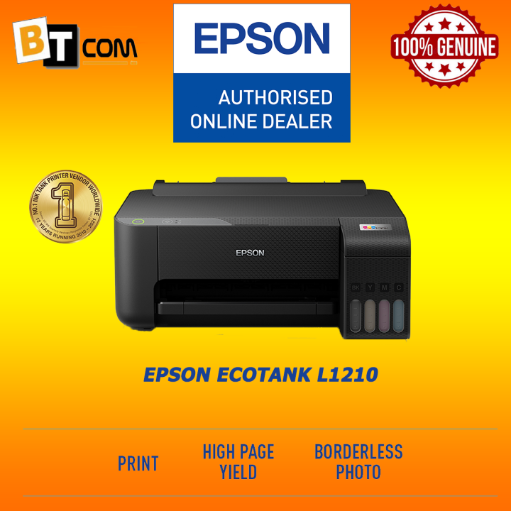 Epson EcoTank L1210 Ink Tank Printer | Lazada