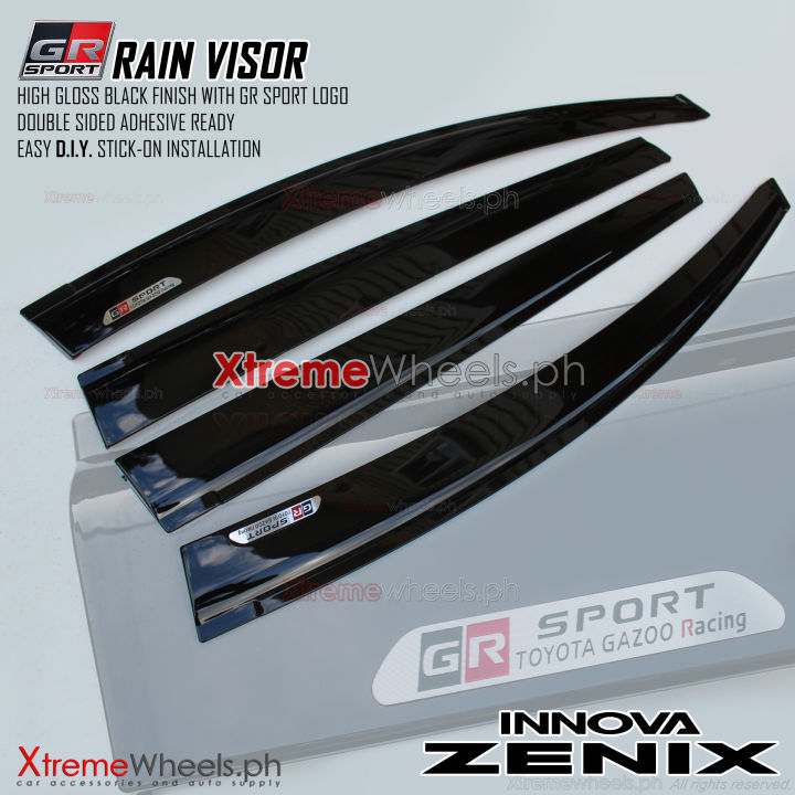Toyota Zenix 2022 to 2025 GRS Thick slim Thailand Made Rain Gutter ...