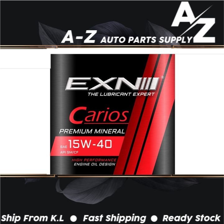 EXN Carios SAE 15W-40 SMCF Premium Mineral Engine Oil (4L) BEZZA MYVI ...