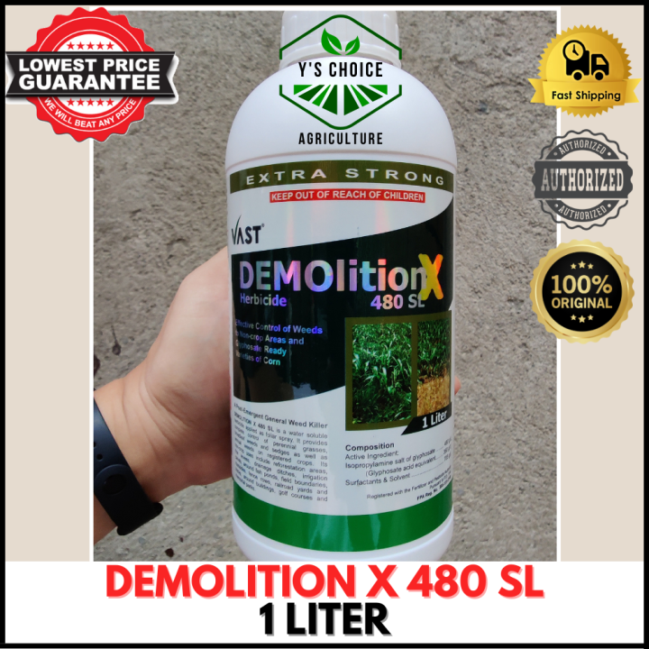 DEMOLITION X HERBICIDE 480 SL NON-SELECTIVE GLYPHOSATE HERBICIDE ...